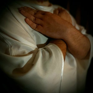 White Robe for Rituals * Magic Robe, Tau Robe, Ceremony Robe, Thelema ...