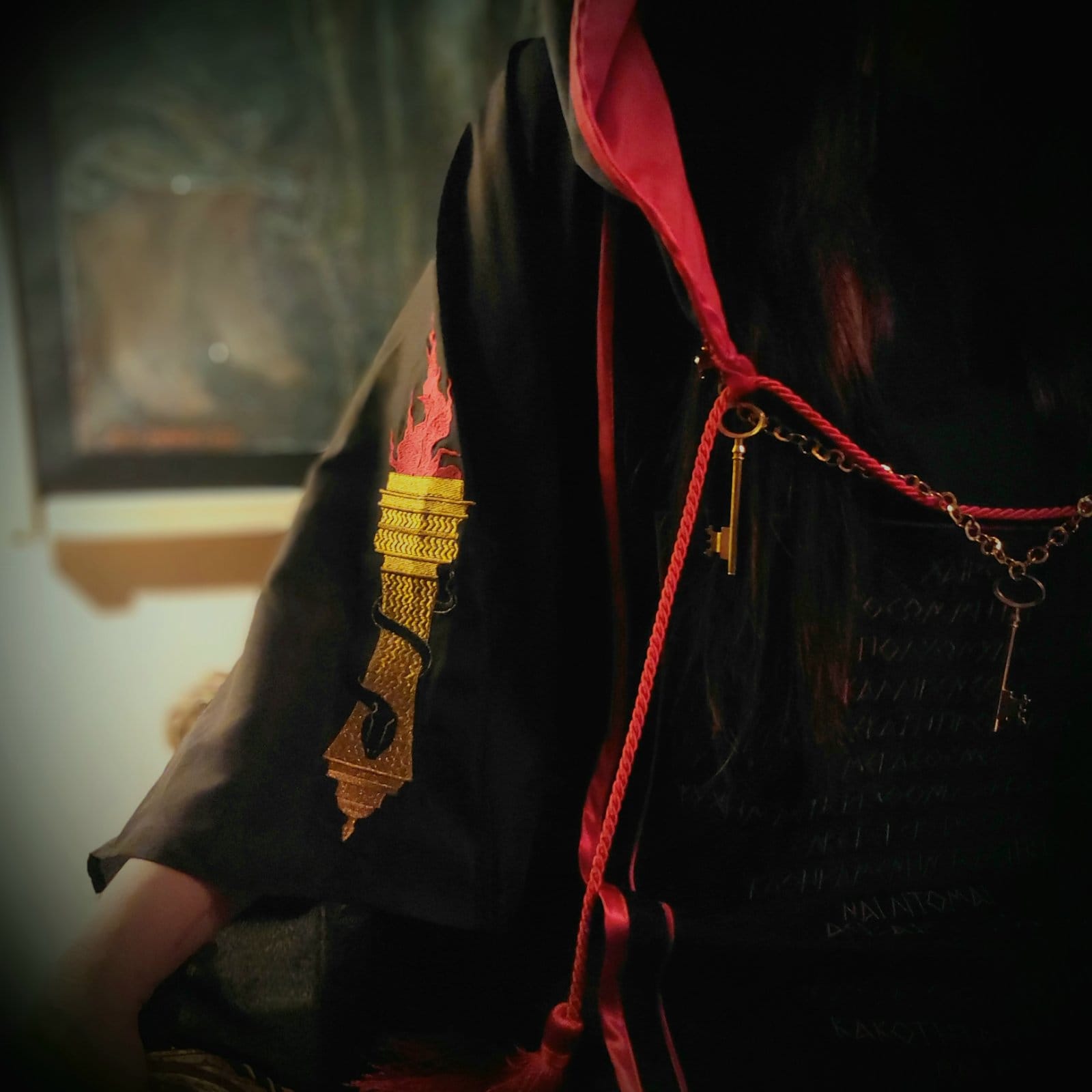 Hecate Cloak Hecate Ritual Cloak Black Tau Robe With Hood - Etsy