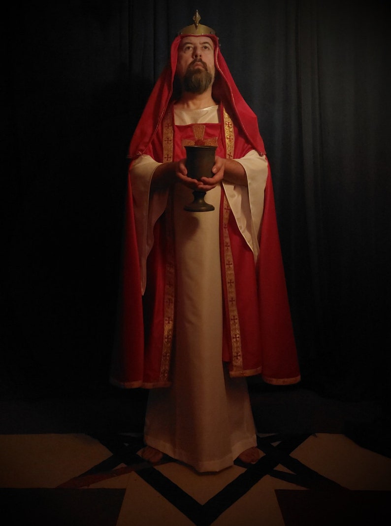 Priest Robe of the Gnostic Mass Priest Robe Scarlet and Gold - Etsy