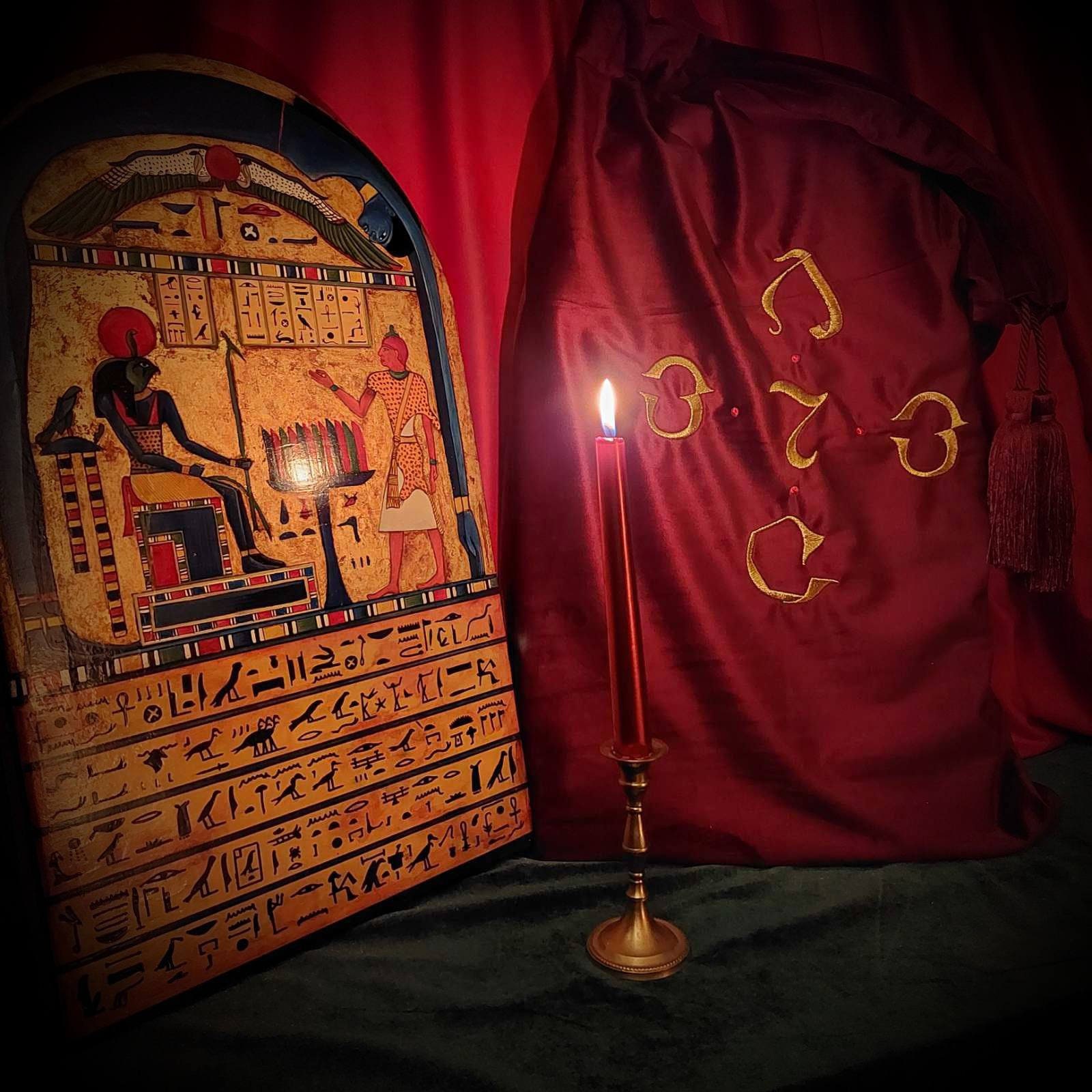 Stele of Revealing of Aleister Crowley 22K Egyptian Stele - Etsy