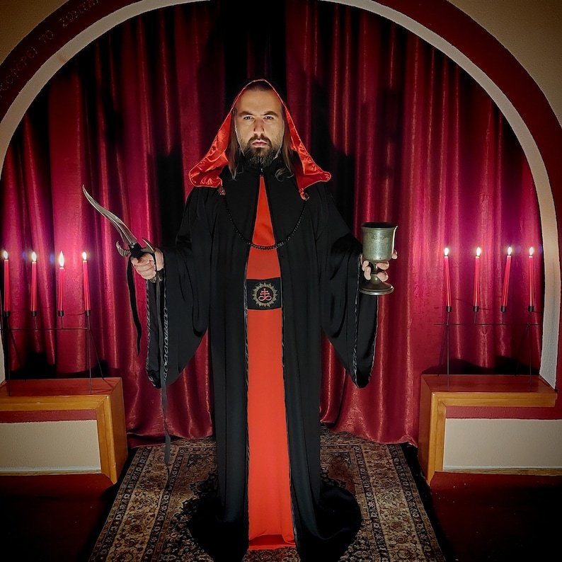Robe of Leviathan Robe of Black Mercury Lucifer Satan - Etsy
