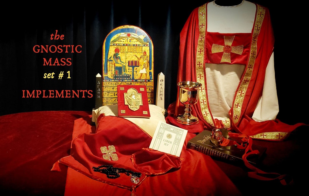 The Gnostic Mass Set # 1 - Implements | Stele of Revealing | Book of the Law | Thelemic Graal ...