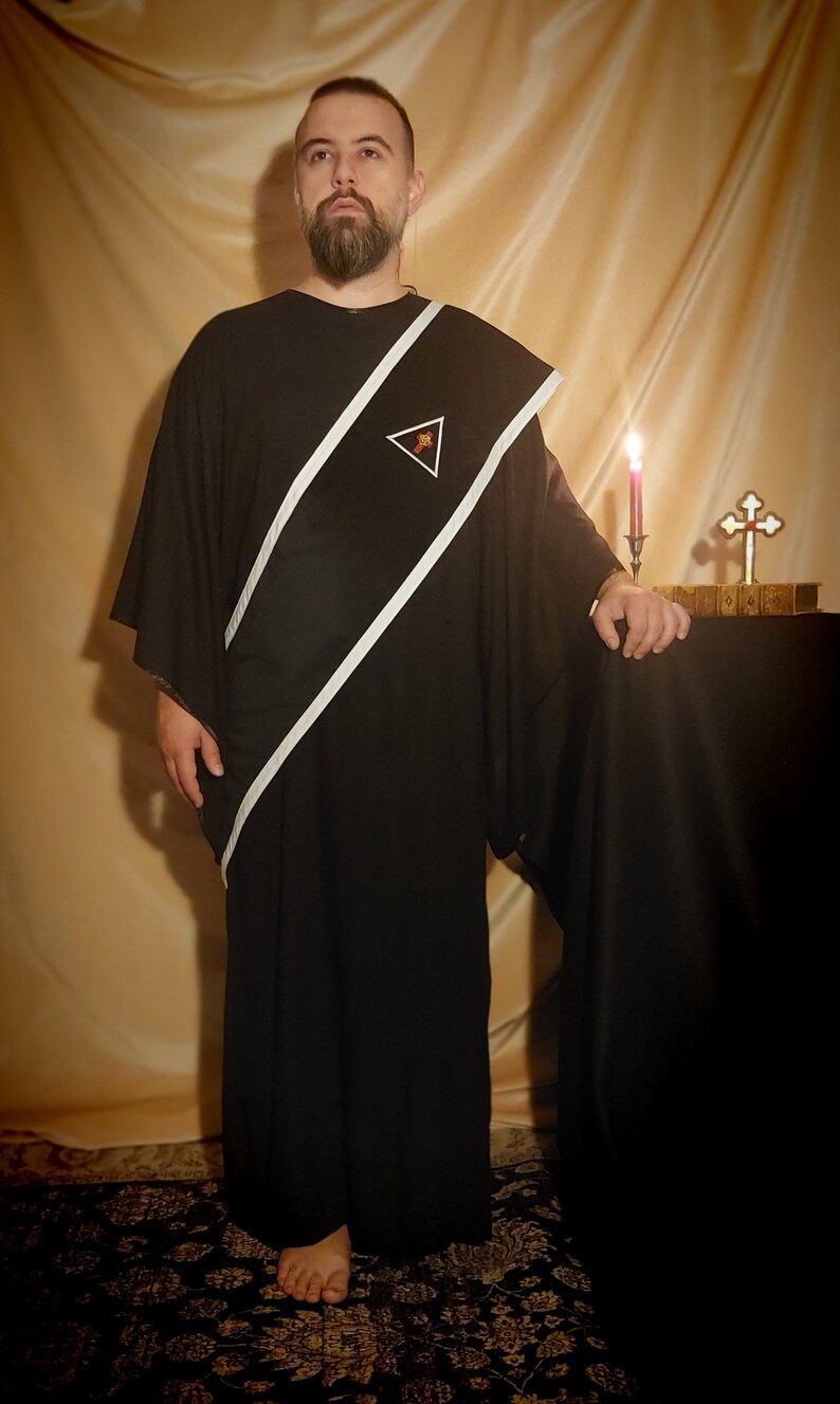 Golden Dawn Zelator Sash * Initiation Sash * Handmade Sash With Velvet ...
