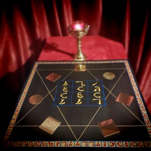 The Enochian Holy Table of John Dee. Handcrafted Occult Artifact for ...