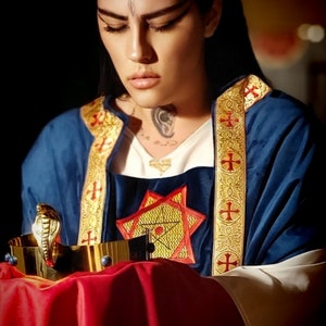 Blue Robe of the Priestess of the Gnostic Mass, Ecclesia Gnostica ...