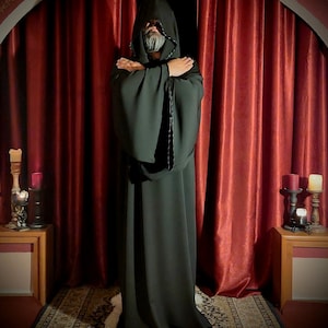 Black Tau Hooded Robe, Robe of a Neophyte, Robe of the Crone, Ritual ...