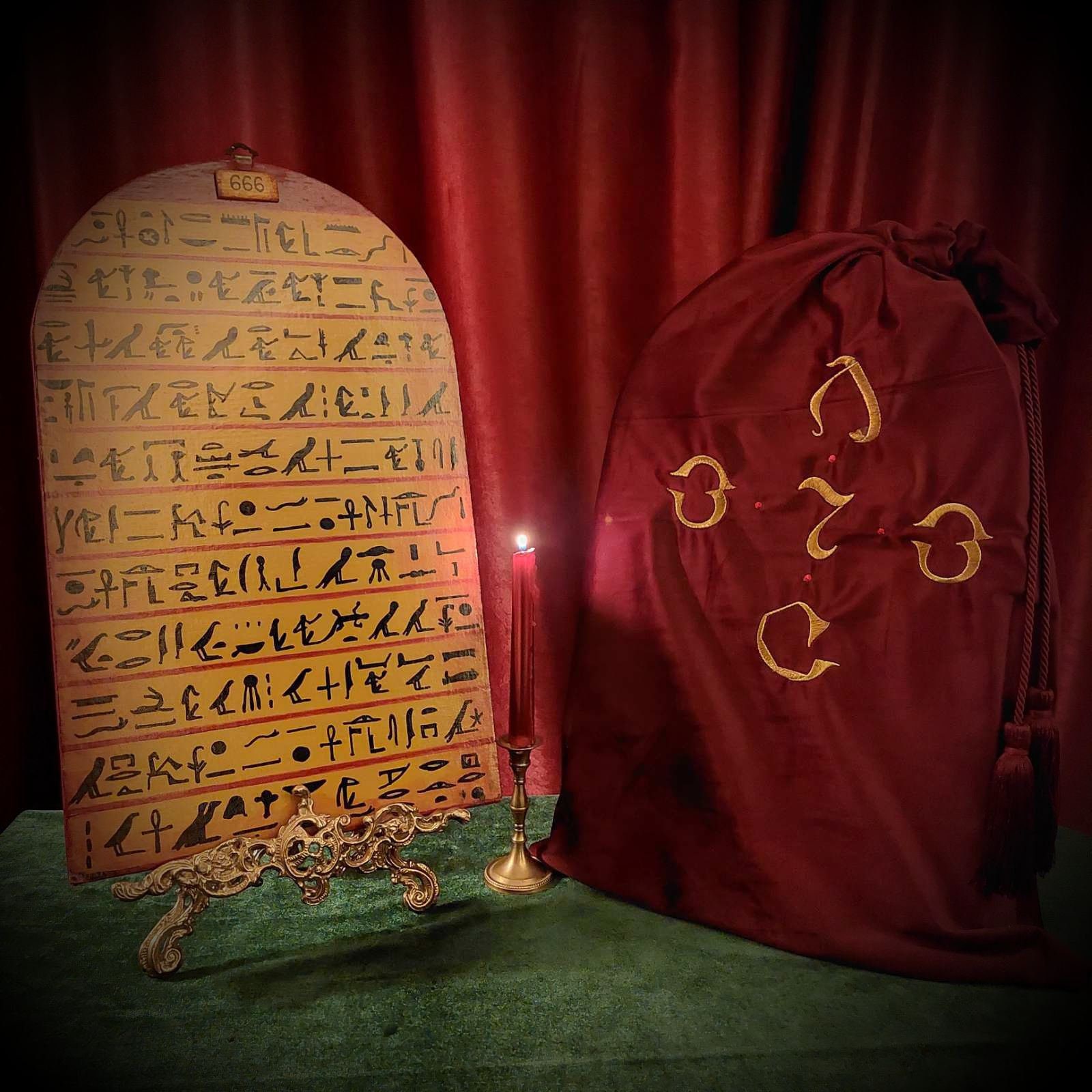 Stele of Revealing of Aleister Crowley 22K Egyptian Stele - Etsy