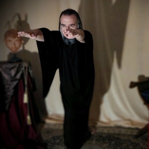 Black Robe, Magic Robe, Tau Robe, Ceremony Robe, Robe for Initiation ...