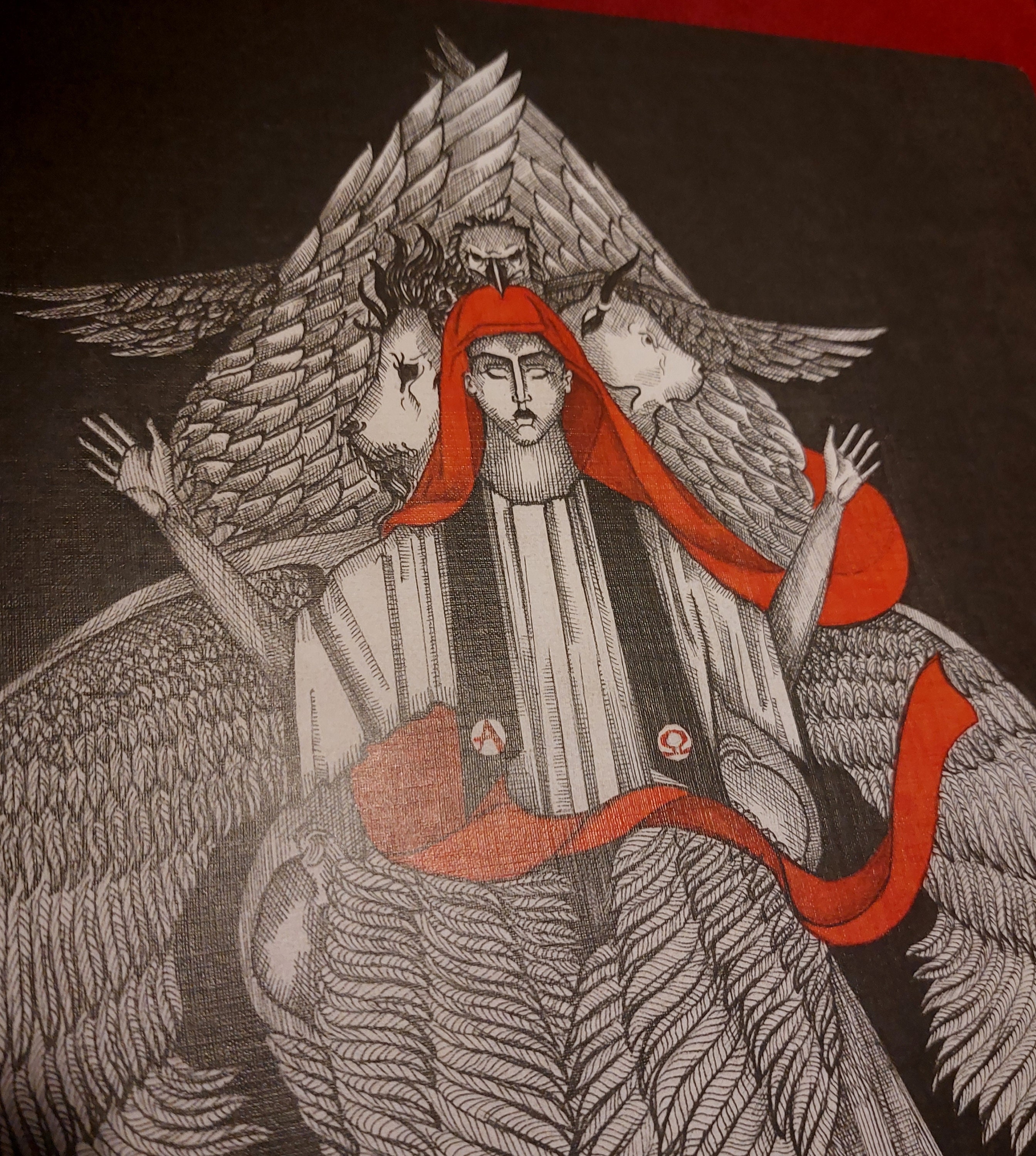 Icon of Cherub * Cherubim of Ezekiel * Fine Art Print of an Angel With ...
