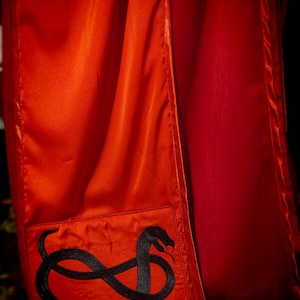 Thelemic Robe of the Beast - Handcrafted Occult Garment for Rituals ...