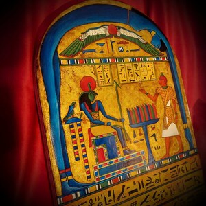 Stele of Revealing of Aleister Crowley 22K Egyptian Stele of - Etsy