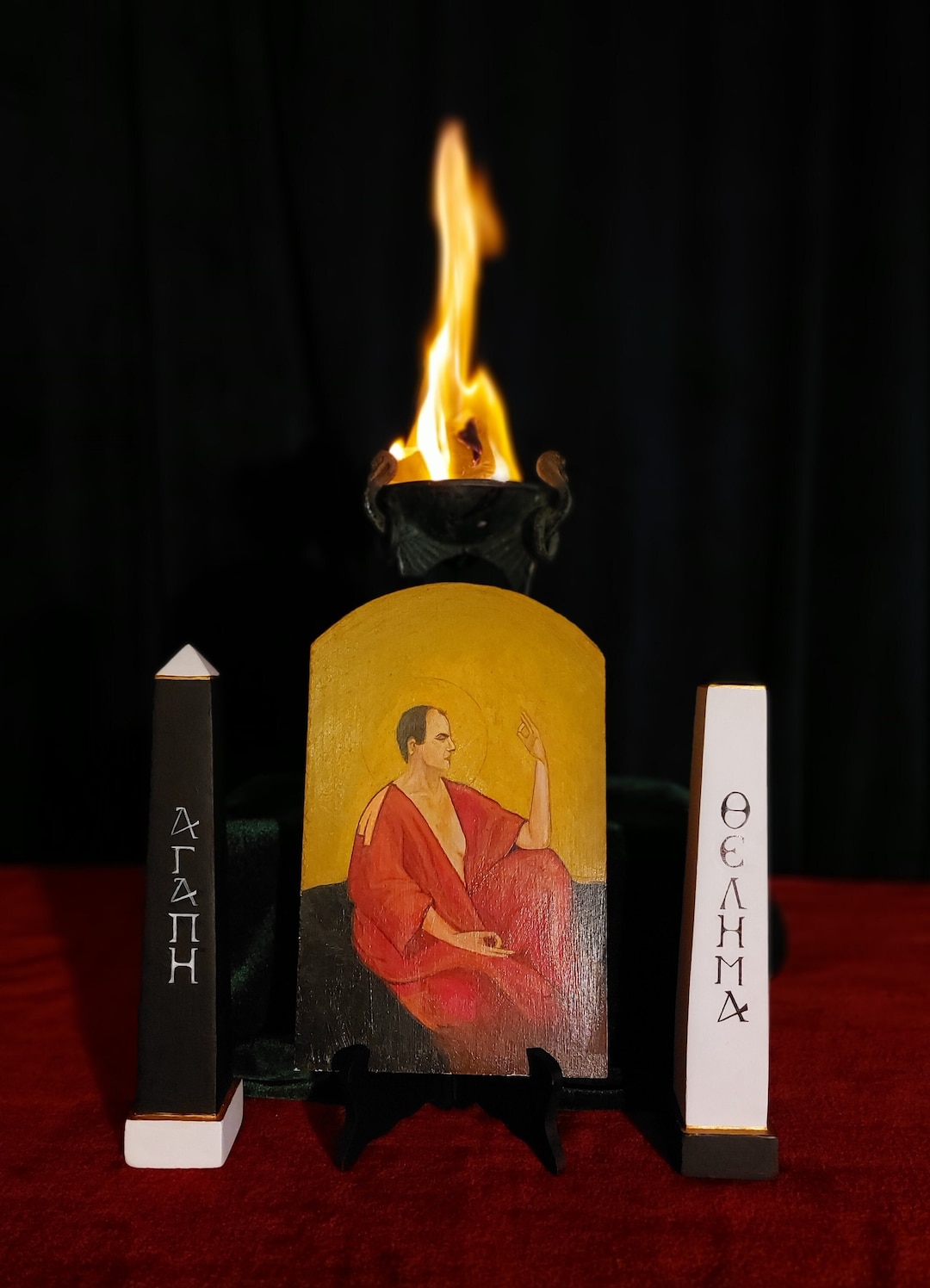 Pillars of Gnostic Mass - Small Size * Black and White Obelisks ...