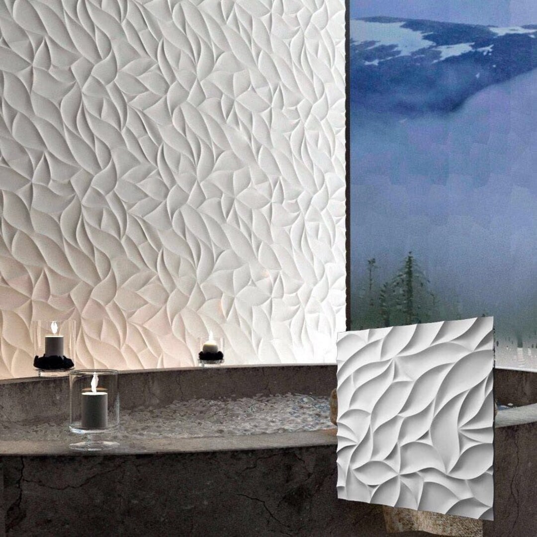 Mold 3D Panel Plaster gypsum or Concrete Tile for - Etsy