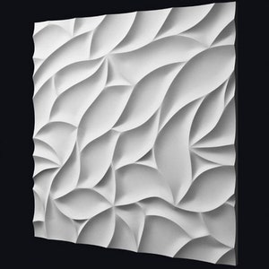 Mold 3D Panel Plaster gypsum or Concrete Tile for - Etsy