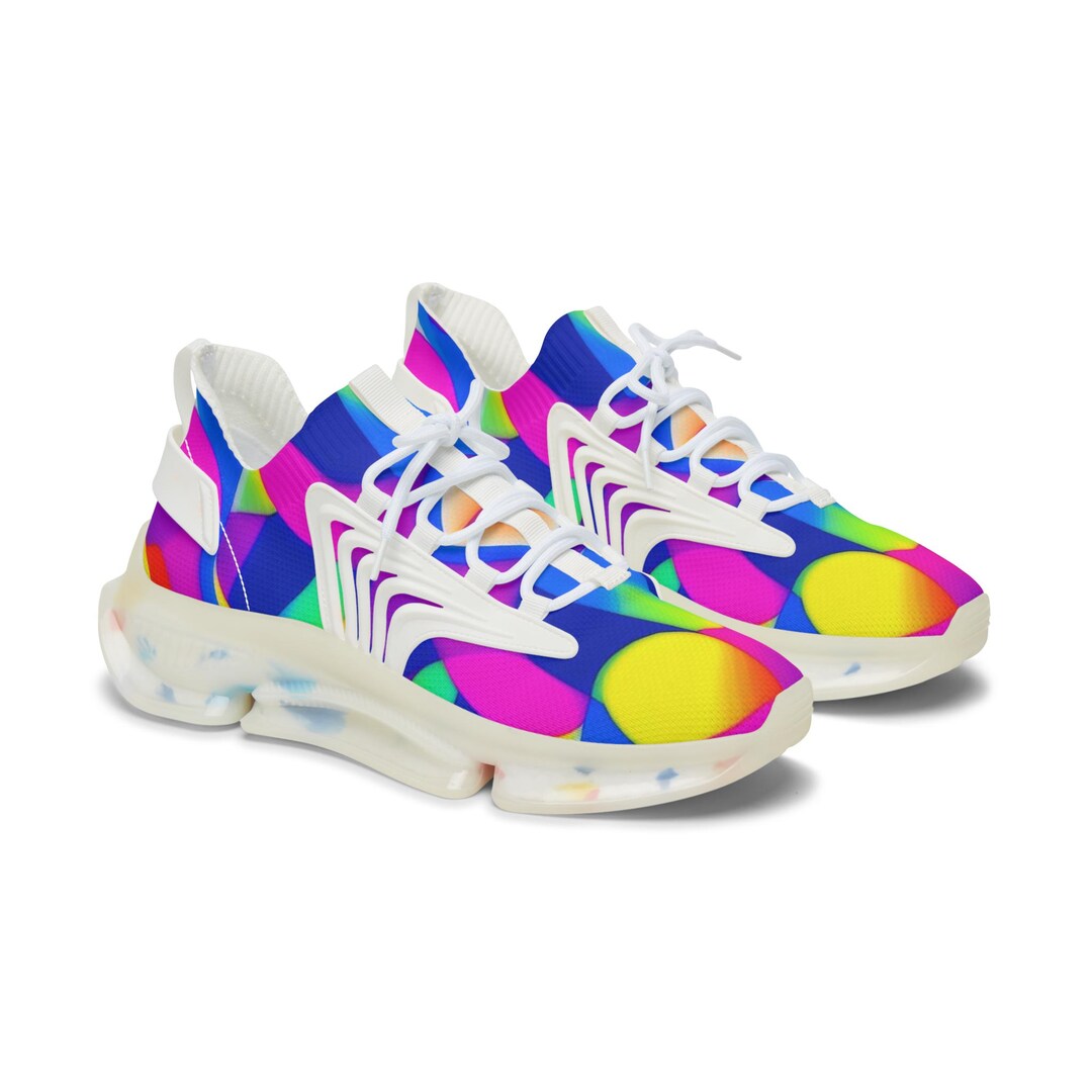 Color Blurps Women's Mesh Sneakers - Etsy
