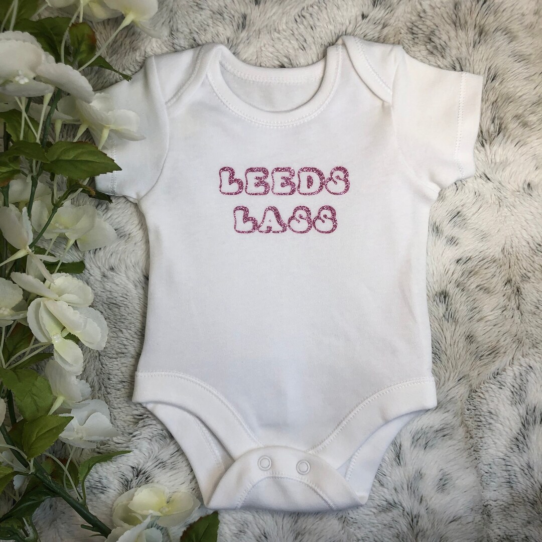 Leeds Lass Yorkshire Northern Pride Baby Grow Bodysuit Vest Gender ...