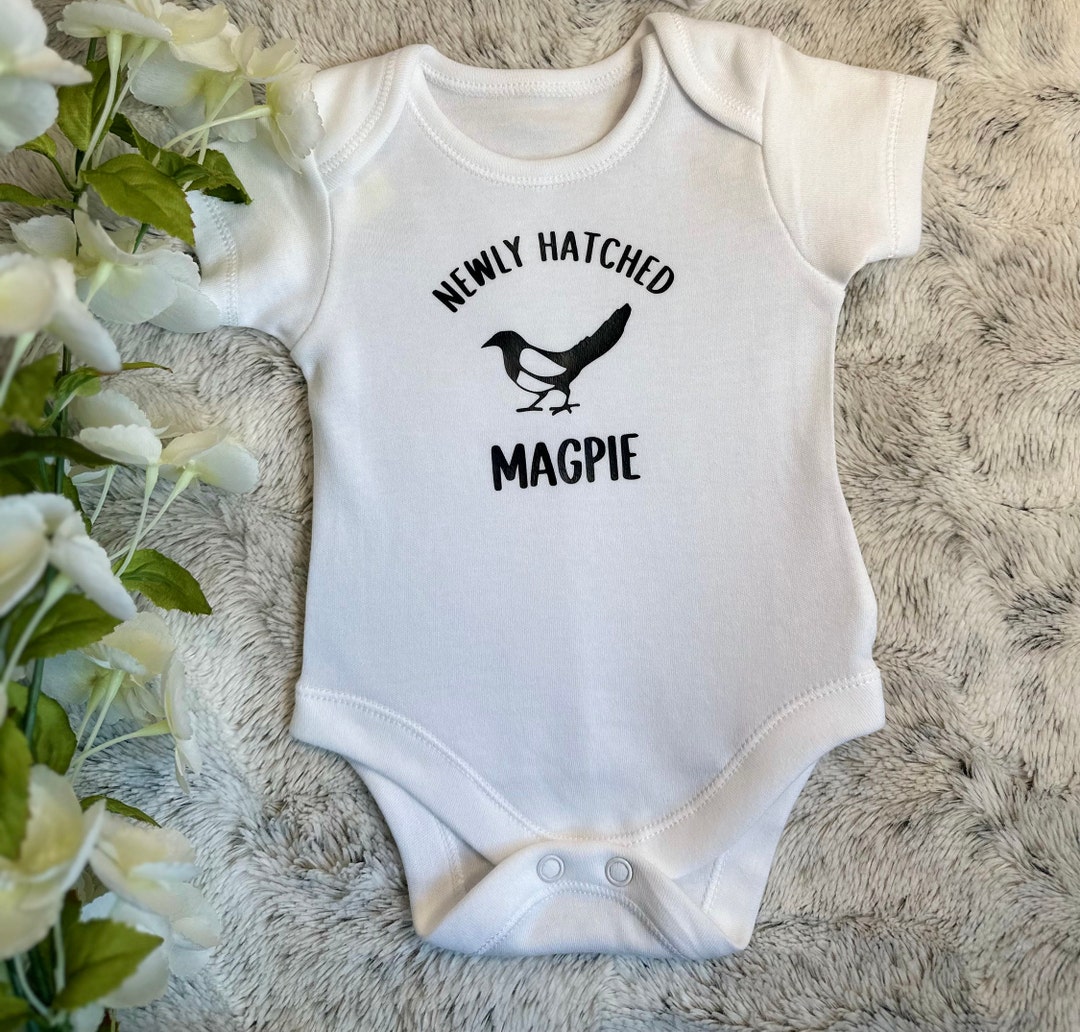 Newcastle Magpie Baby Bodysuit & Bib Gift Set With FREE Delivery - Etsy UK