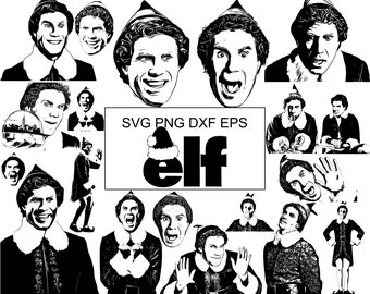 Will Ferrell Elf Vector - Etsy