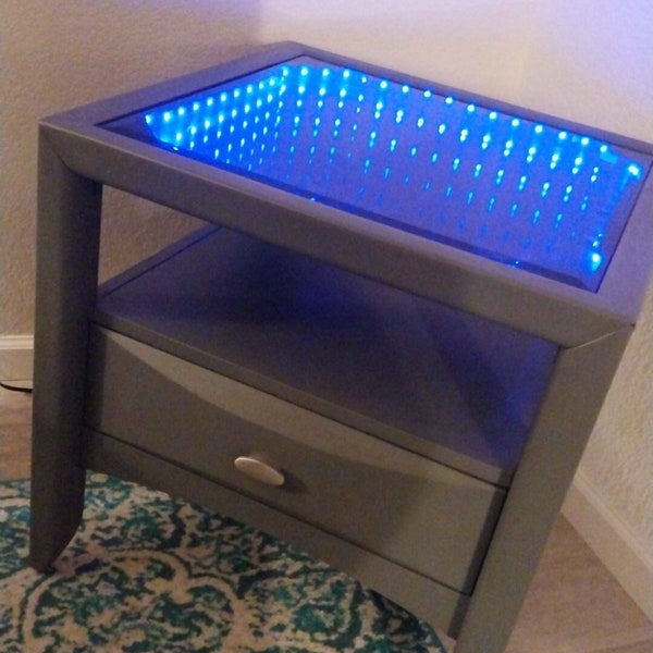 Infinity Mirror Table - Etsy