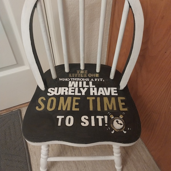Time Out Chair - Etsy