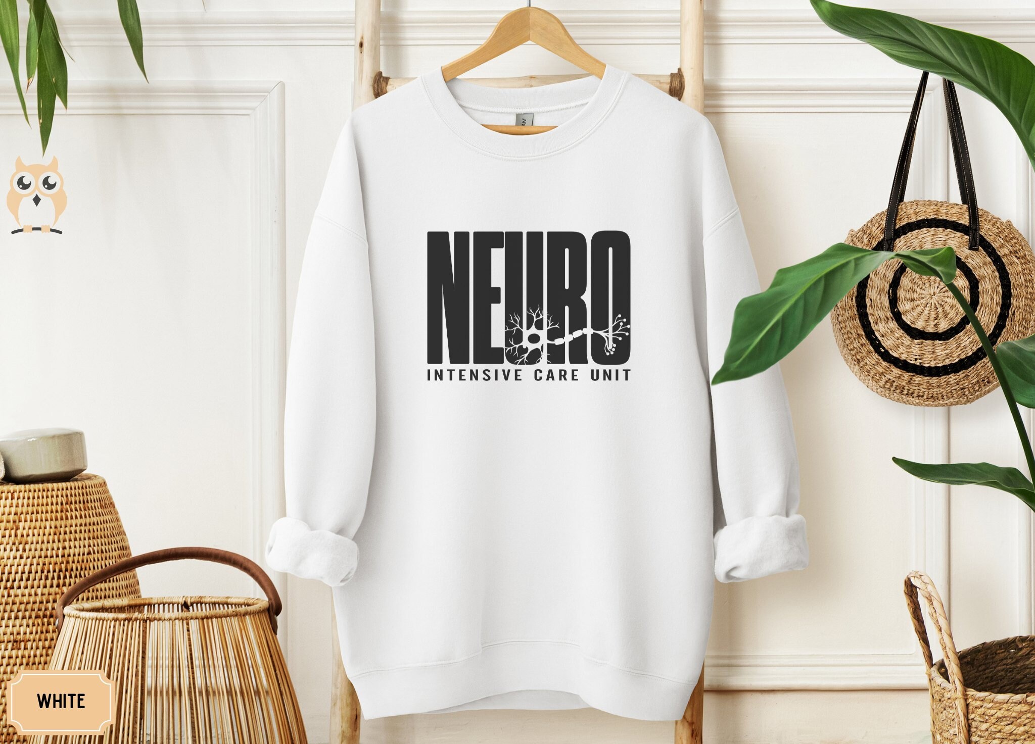 Neuro Icu Nurse Sweatshirt,neuro Intensive Care Unit Nurse Gift,neuro ...