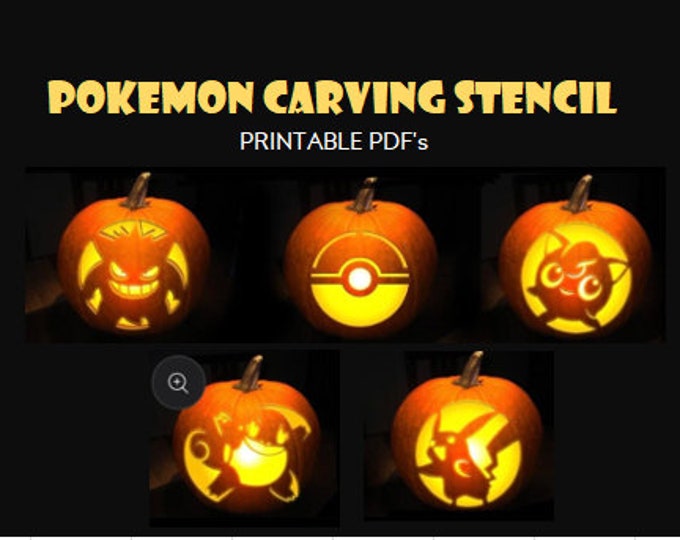 Pokemon Stencil Digital Downloadable Bundle - Etsy