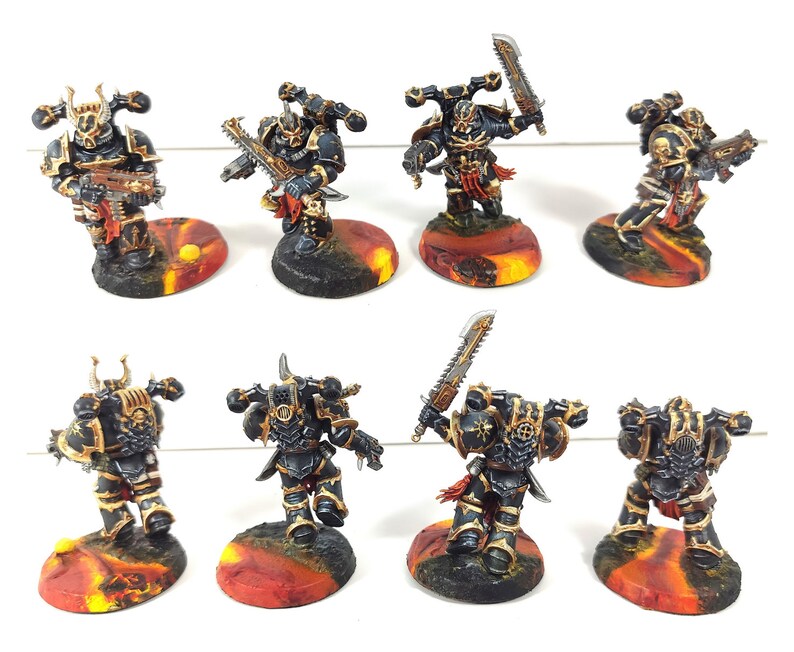 Pro Painted Warhammer 40k Start Collecting Space Chaos Marines Hand ...