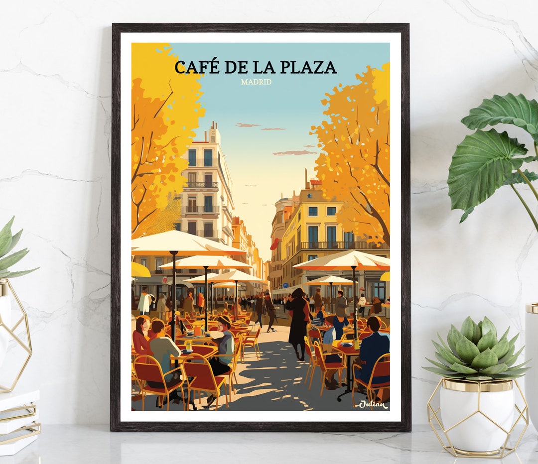 Madrid | Spain | Travel Poster | Modern Wall Art - Etsy