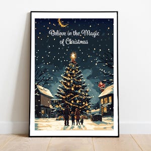 The Magic of Christmas Poster - Matte Vertical Posters, Christmas Art ...