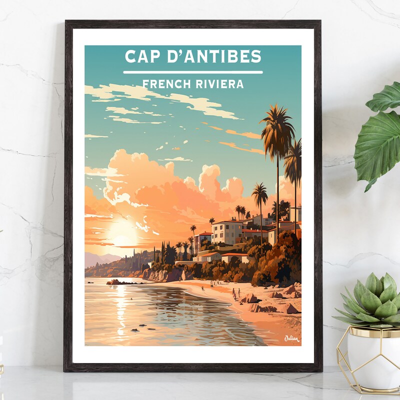 Antibes poster - Etsy France