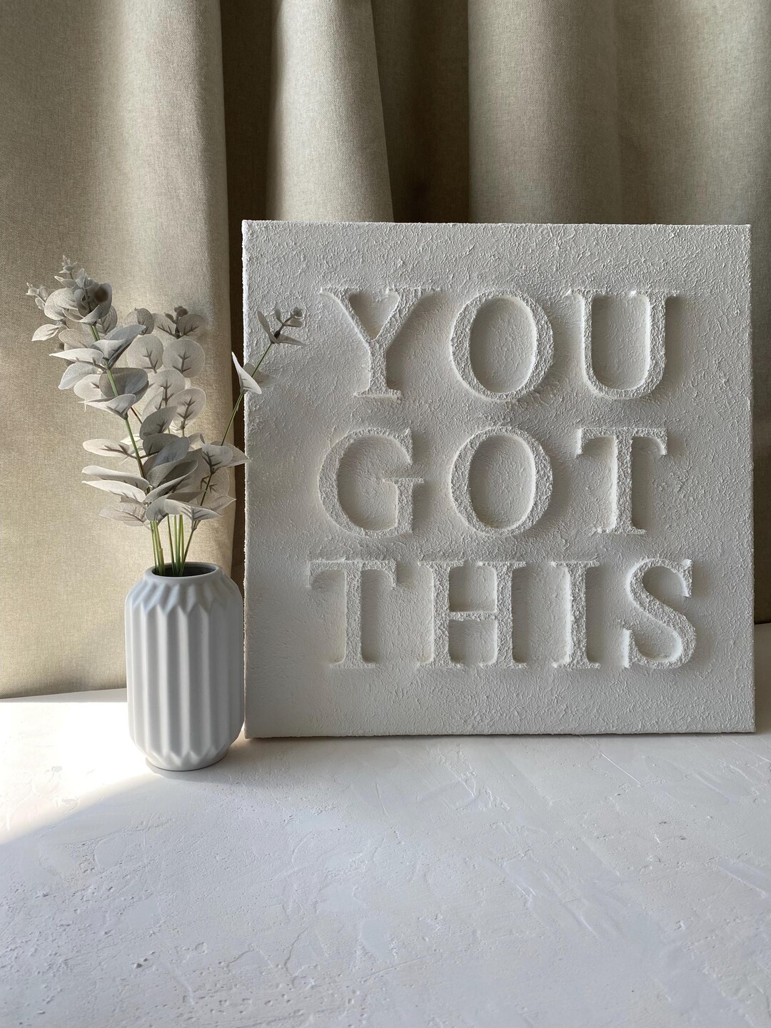 YOU GOT THIS Quote - Textured Canvas | Home Decor | Signage - Etsy