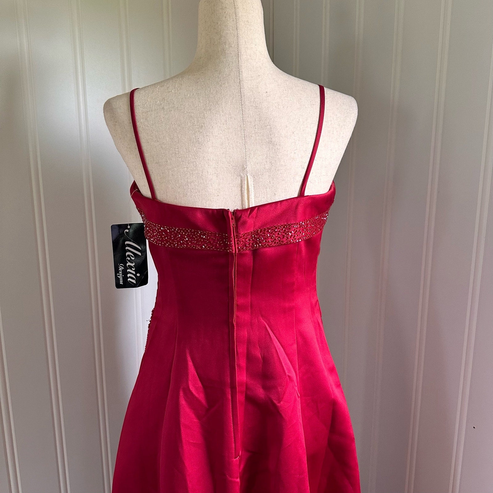 Vintage 90s/y2k Red Whimsigoth Maxi Prom Dress Size 10 - Etsy