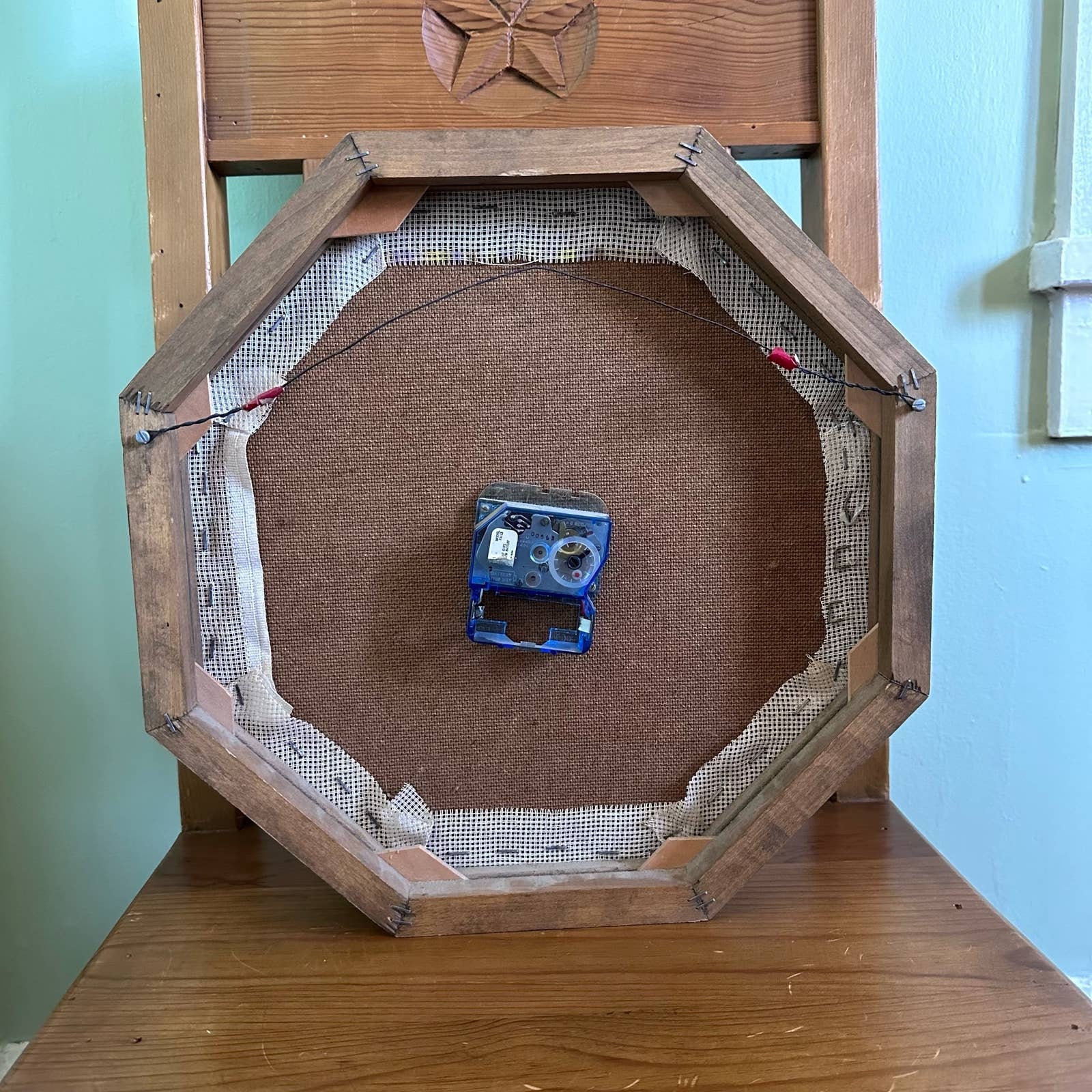 Vintage Cottagecore Crewel Floral Clock 15 in X 15 In - Etsy