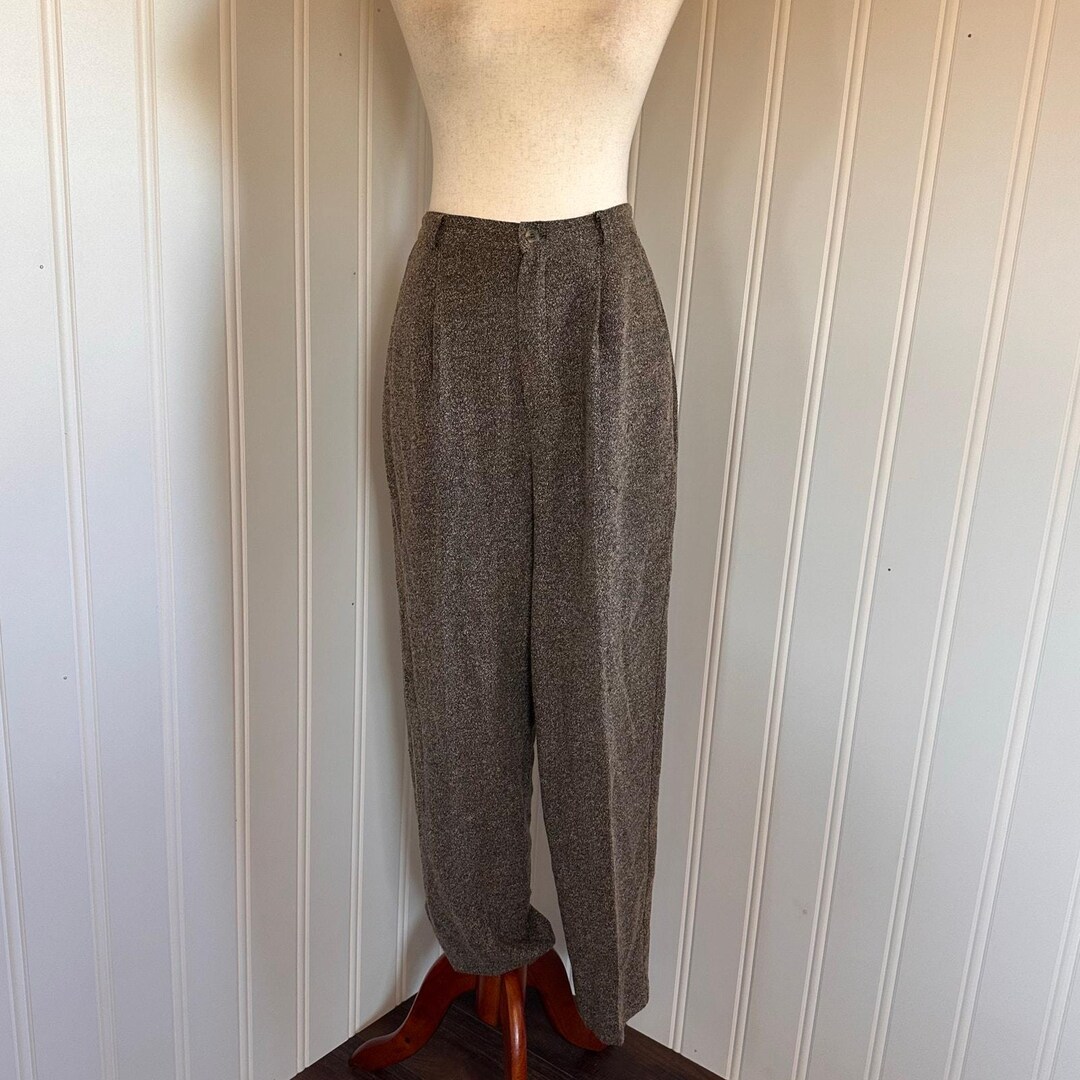 Vintage 90s Dark Academia Tan Twee Pants 10 - Etsy