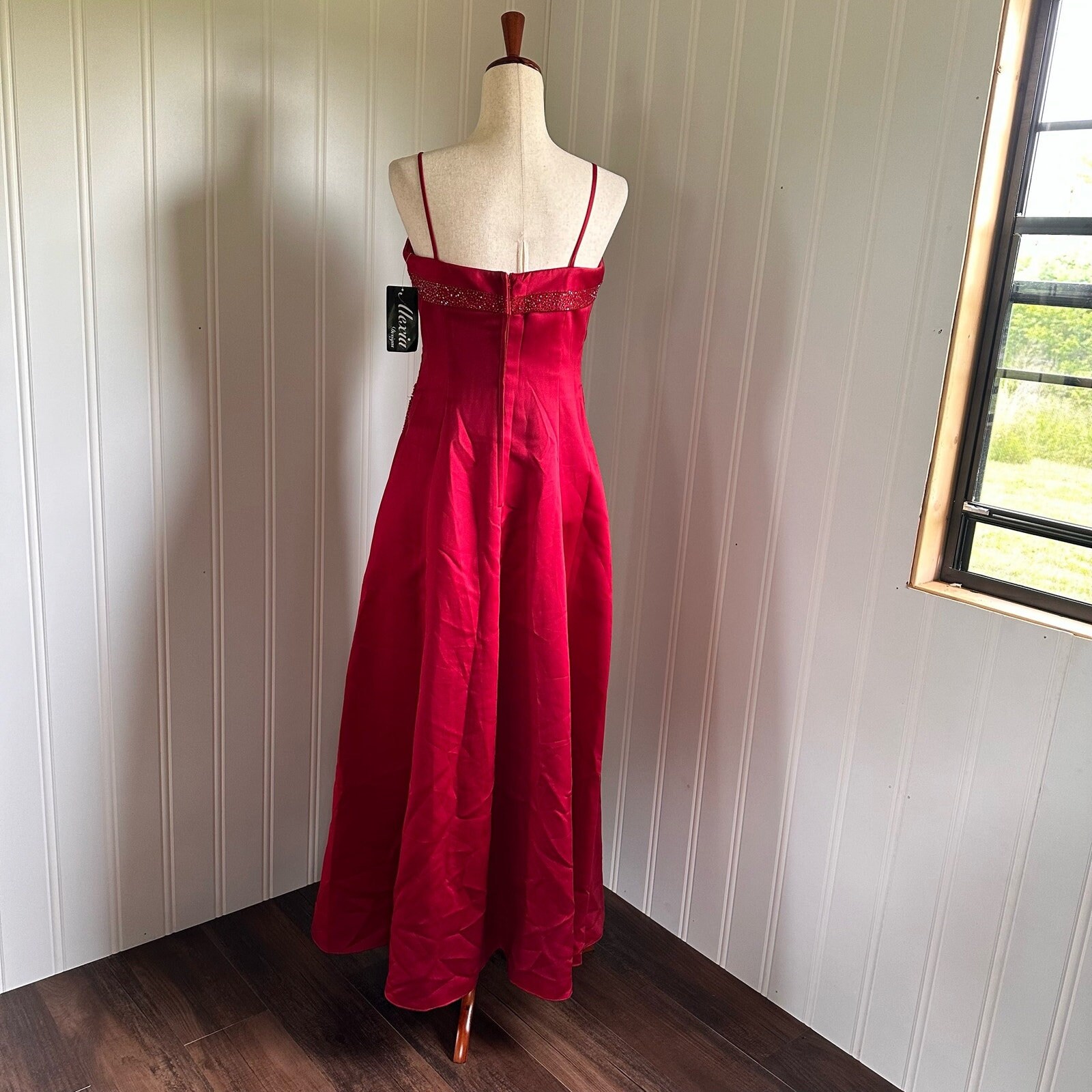 Vintage 90s/y2k Red Whimsigoth Maxi Prom Dress Size 10 - Etsy