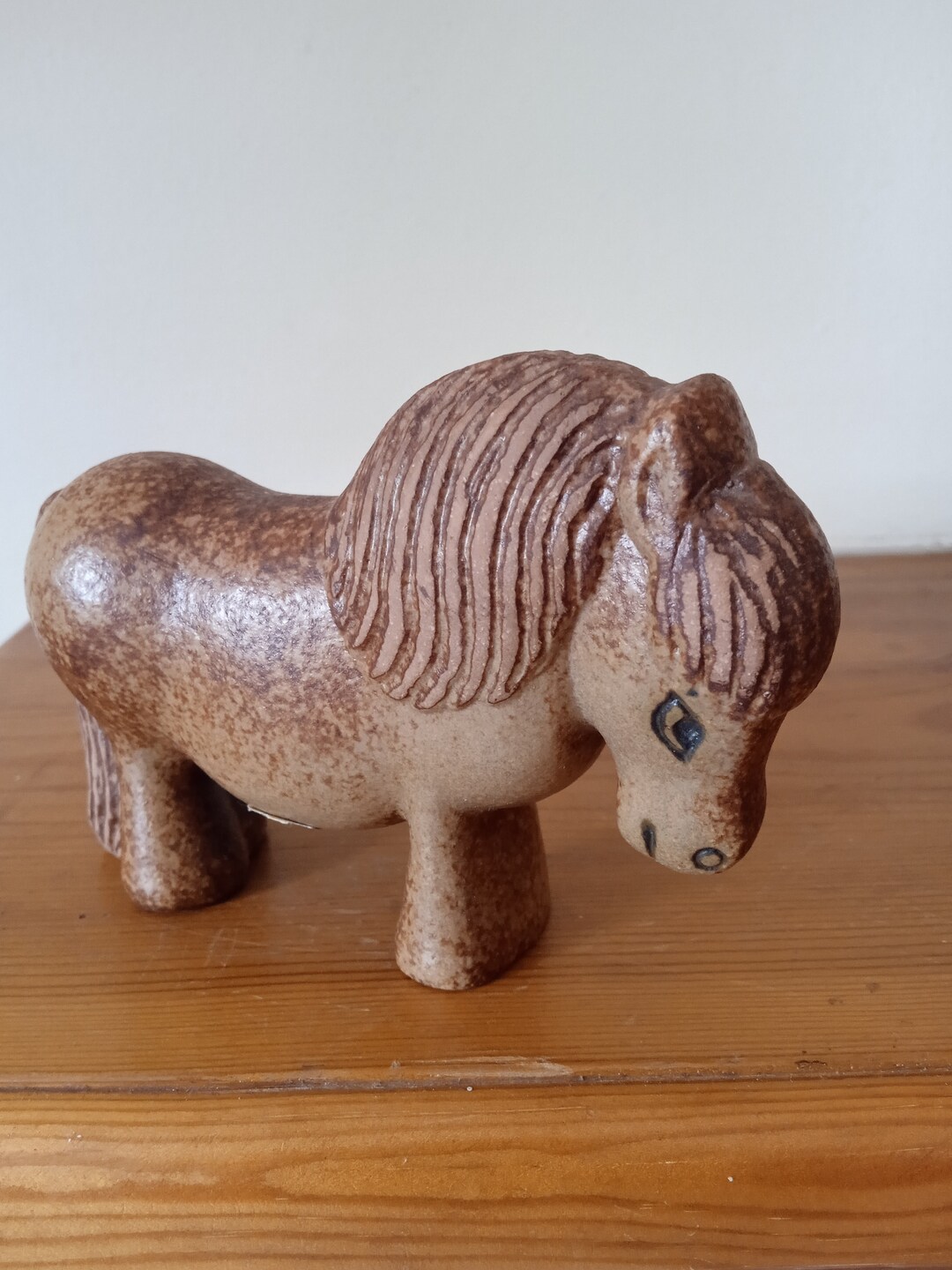 Lisa Larson Pony Horse (ponny) - Vintage Animal Figurine 80's - Ceramic ...