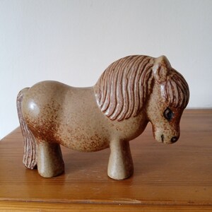 Lisa Larson Pony Horse (ponny) - Vintage Animal Figurine 80's - Ceramic ...