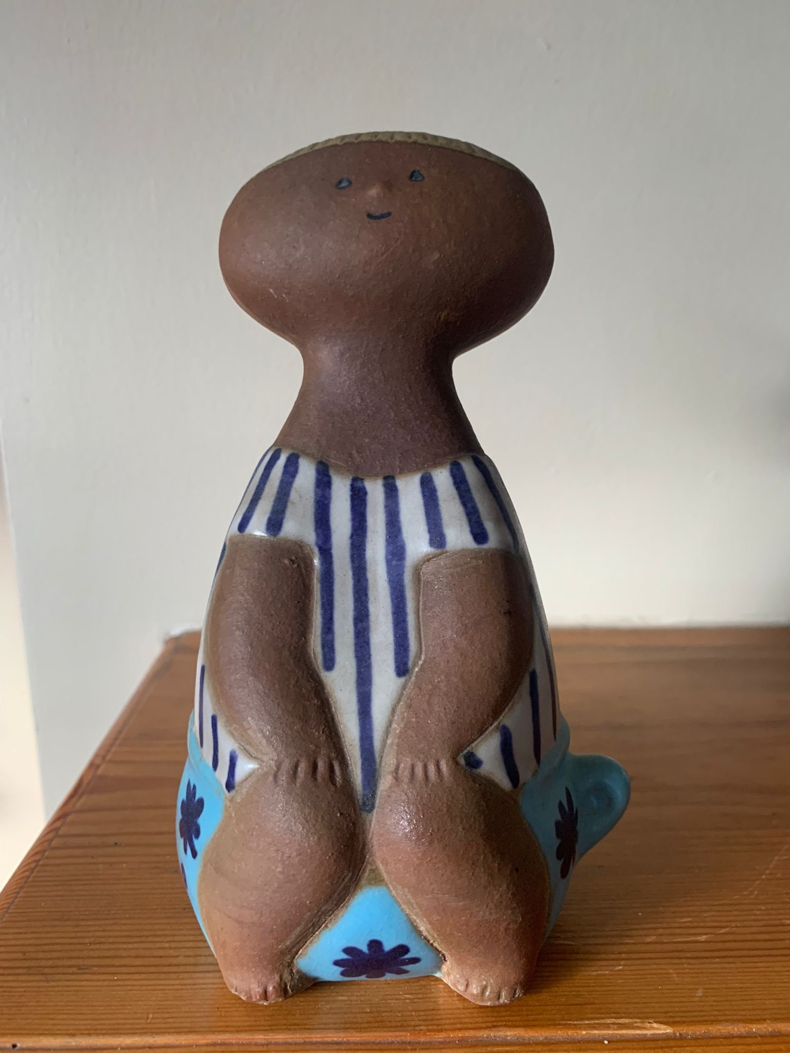 Vintage LISA LARSON Ceramic Figurine lovely LOTTA , Swedish Ceramic Design, Signed - Etsy