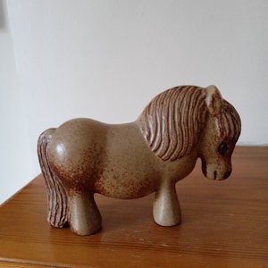 Lisa Larson Pony Horse (ponny) - Vintage Animal Figurine 80's - Ceramic ...