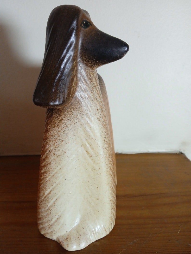 Lisa Larson for Gustavsberg Afghan Hound Dog Pottery Figurine - Etsy