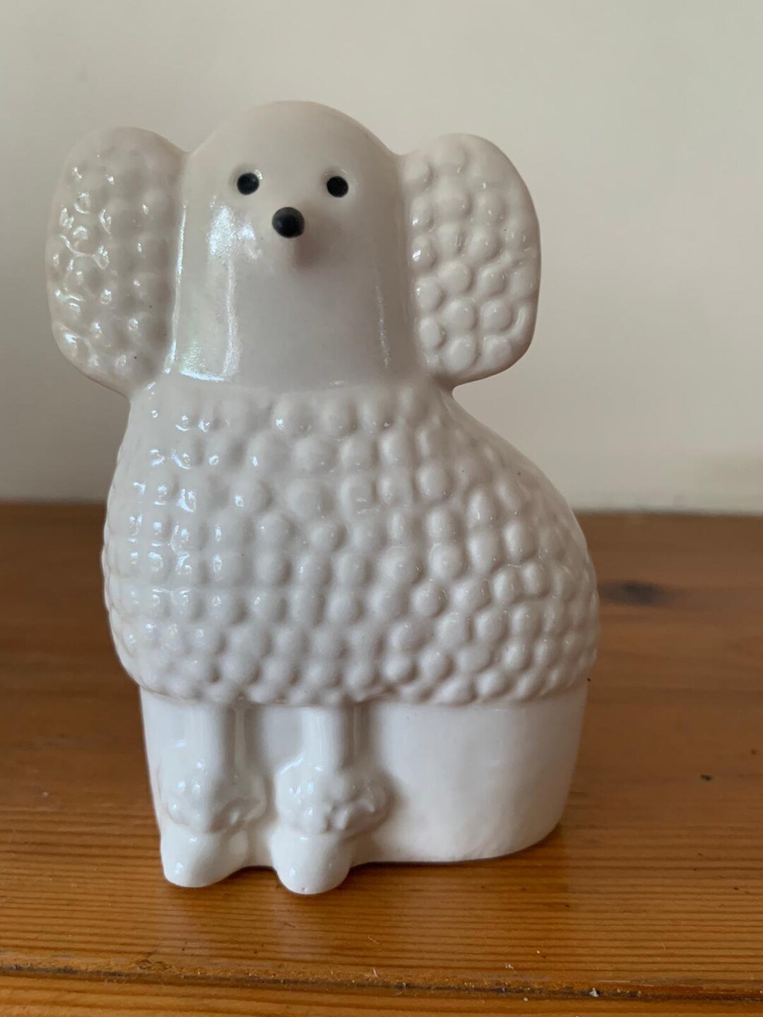 Vintage LISA LARSON for K-studio White Glazed Ceramic Poodle - Etsy