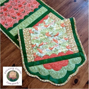 Scalloped Table Runner PDF Pattern - Etsy