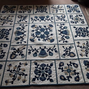 Baltimore Quilt PDF Pattern 70" X 70" Traditional New England Style - Etsy