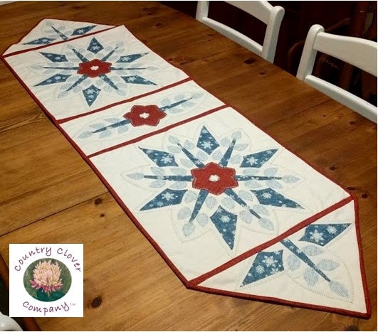 Snowflake Table Runner PDF Pattern - Etsy