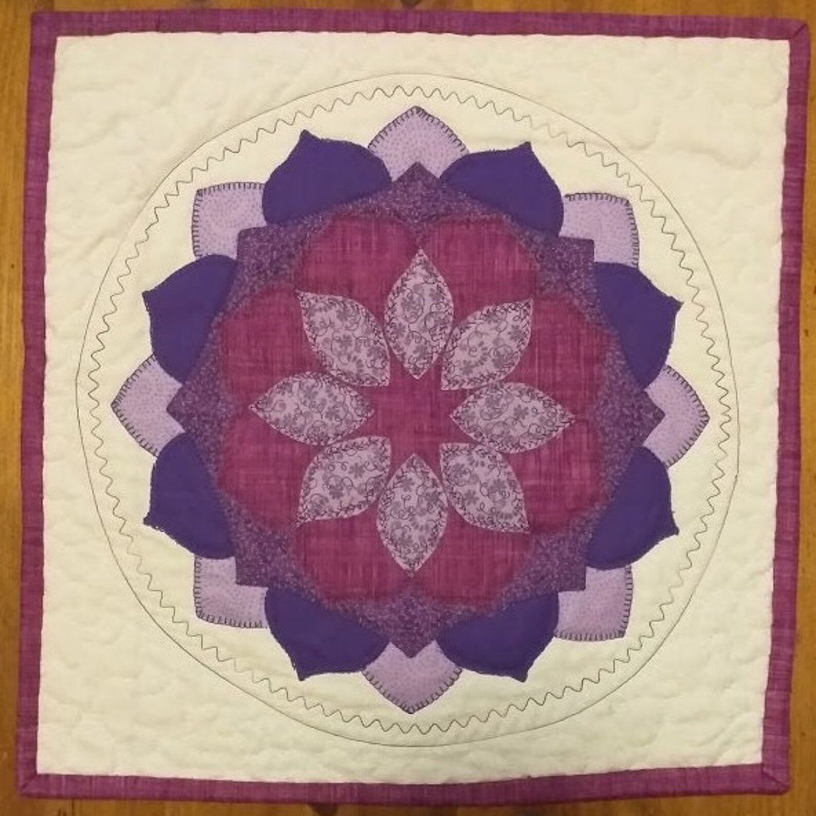 Block of the Month Marvellous Mandala Applique Quilt PDF Full Pattern ...