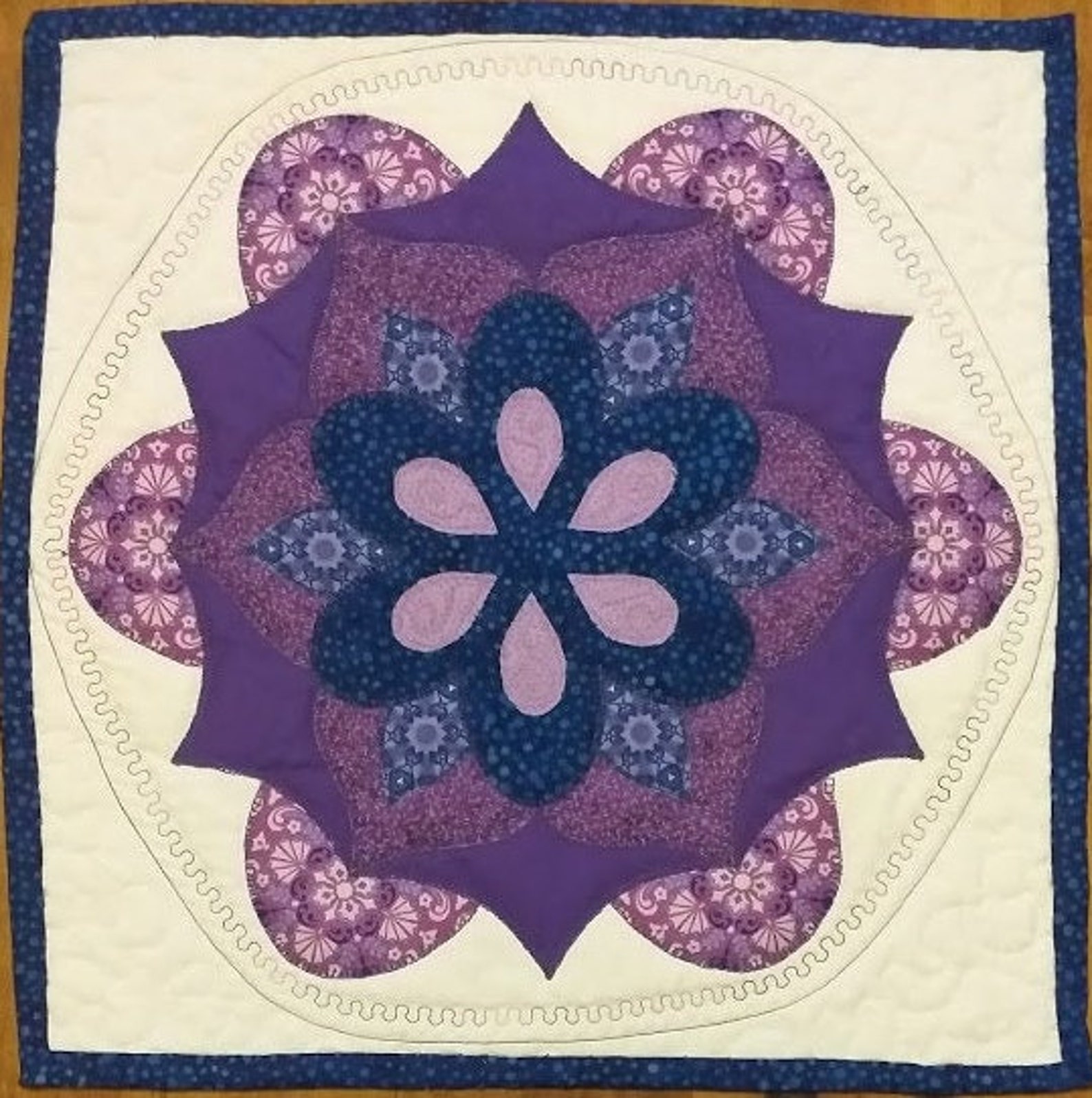 Block of the Month Marvellous Mandala Applique Quilt PDF Full Pattern ...