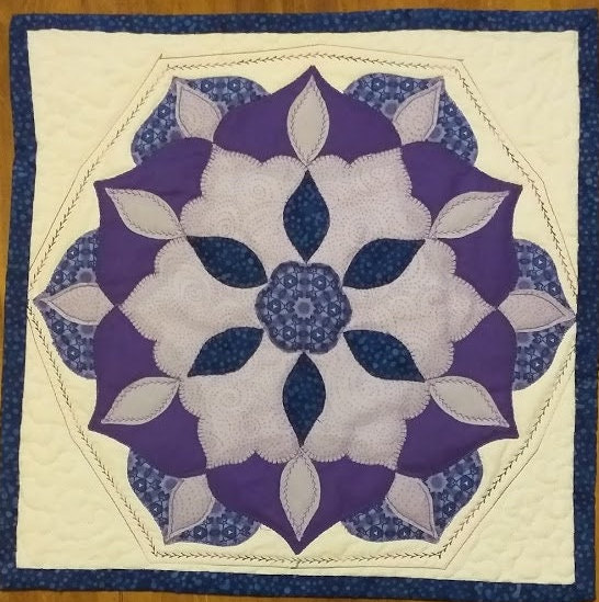 Block of the Month Marvellous Mandala Applique Quilt PDF Full Pattern ...