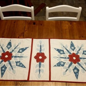 Snowflake Table Runner PDF Pattern - Etsy