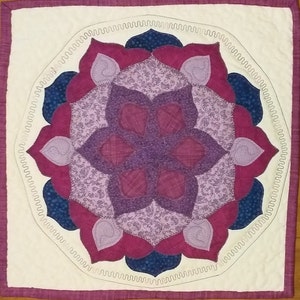 Block of the Month Marvellous Mandala Applique Quilt PDF Full Pattern ...