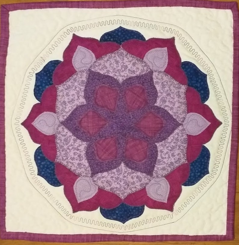 Block of the Month Marvellous Mandala Applique Quilt PDF Full Pattern ...